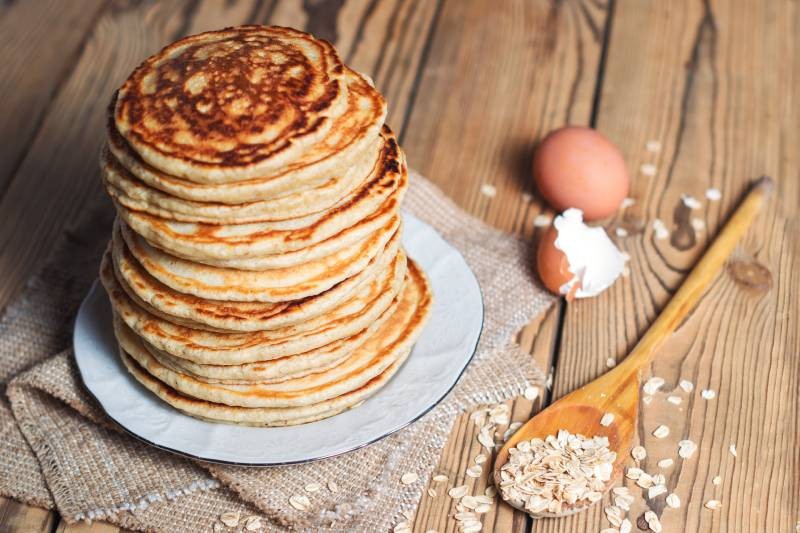 Flocon d’avoine régime : recette de galette, petit-déjeuner, pancake et ...